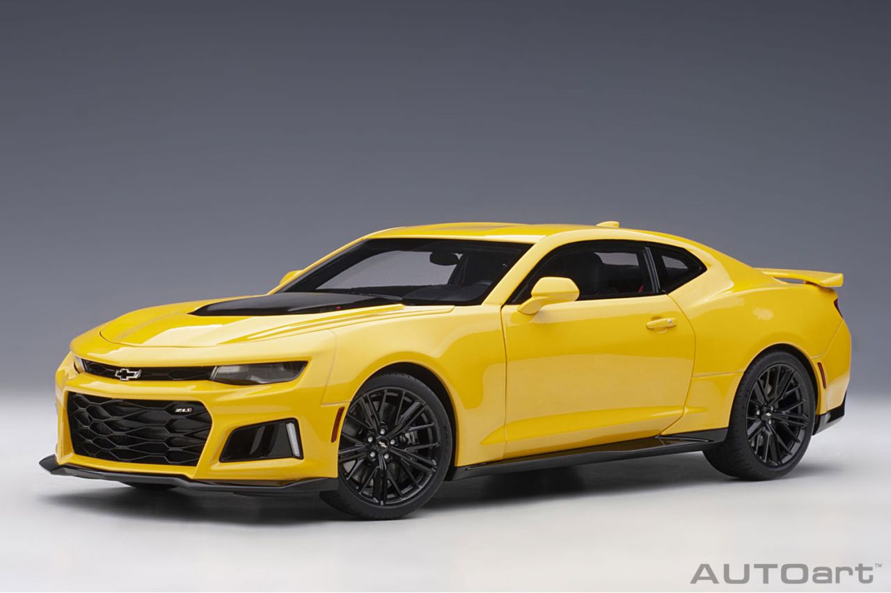 AUTOart Chevrolet Camaro ZL1 2017 Bright Yellow 71205 - Modelcar.com French