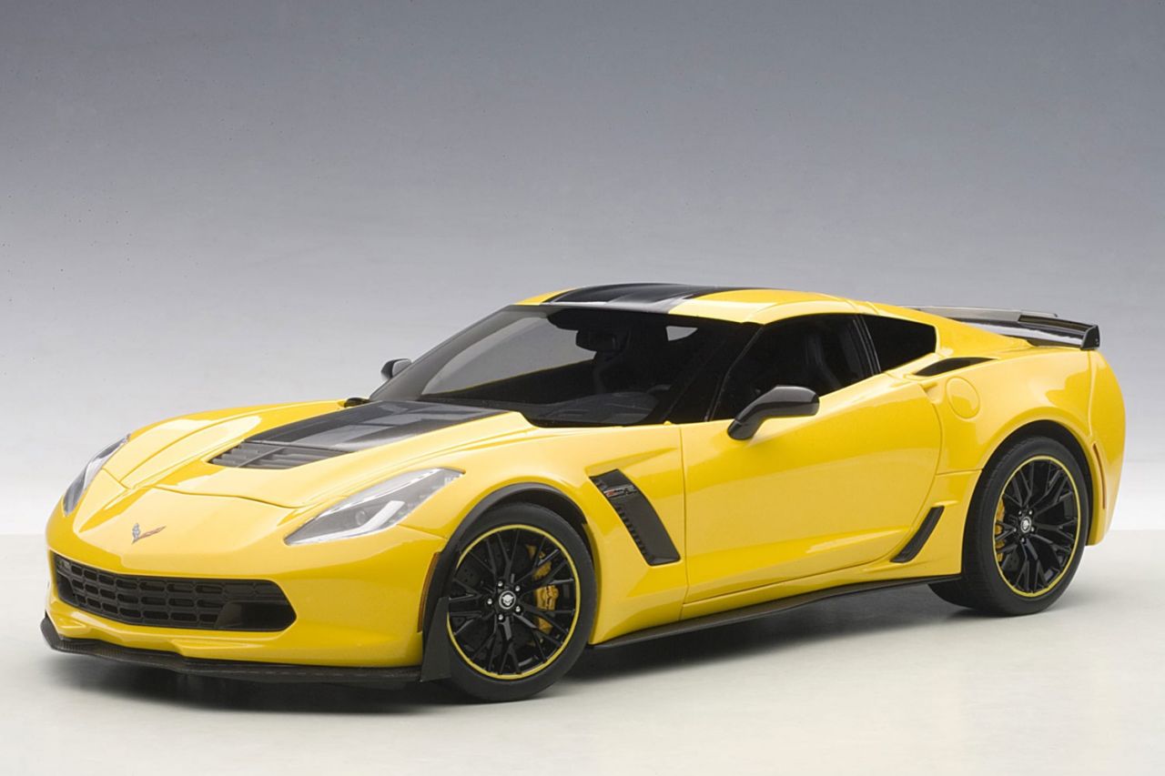 AUTOart Chevrolet Corvette C7 Z06 C7R Edition Corvette Racing Yellow ...