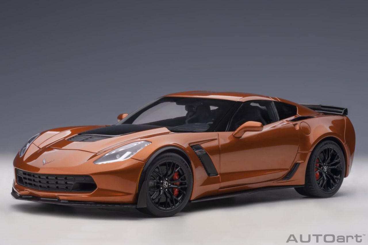 AUTOart Chevrolet Corvette C7 Z06 Daytona Sunrise Orange 71259 ...