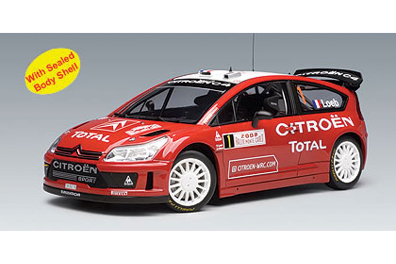 AUTOart Citroen C4 WRX 2008 S.Loeb D.Elena Rally Monte Carlo 1 80838 ...