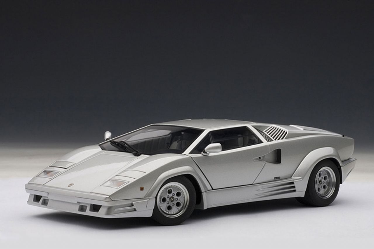 AUTOart Lamborghini Countach 25th Anniversary Edition Silver 74536 ...