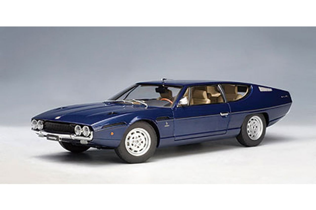 AUTOart Lamborghini Espada Bleu Notte Blue 74502 - Modelcar.com Dutch