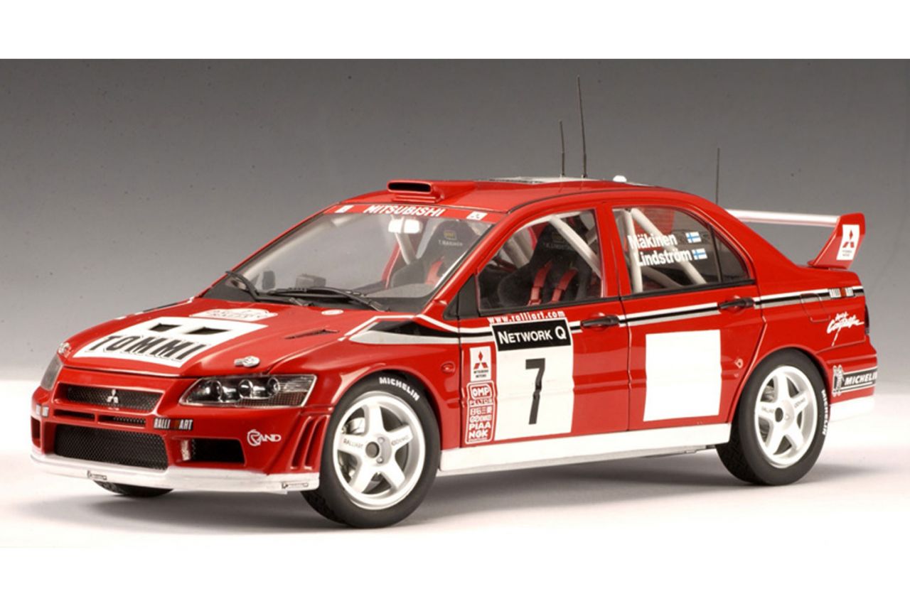 AUTOart Mitsubishi Lancer Evolution VII WRC Makinen Lindstrom 7 80151 ...