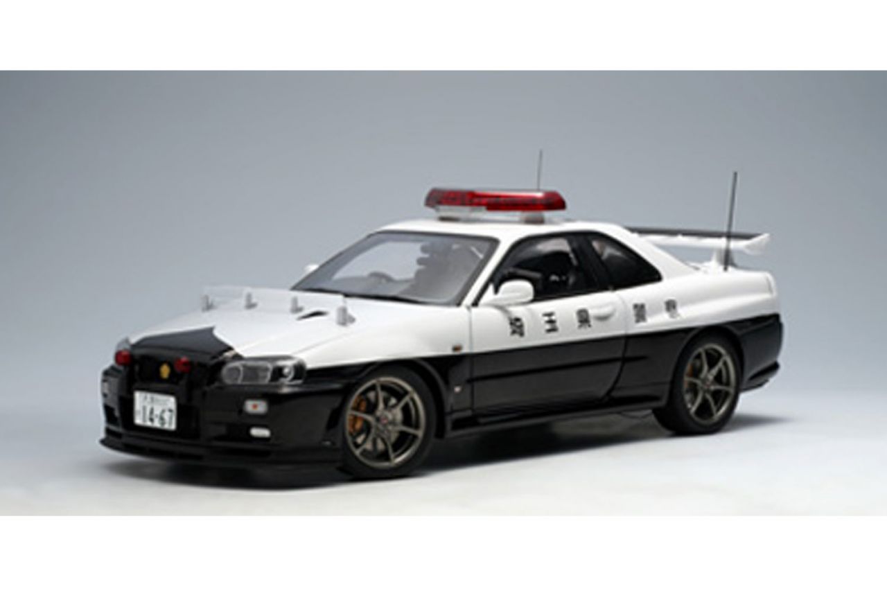 AUTOart Nissan Skyline GTR R34 Police Car Saitama Kenkei 77351 ...
