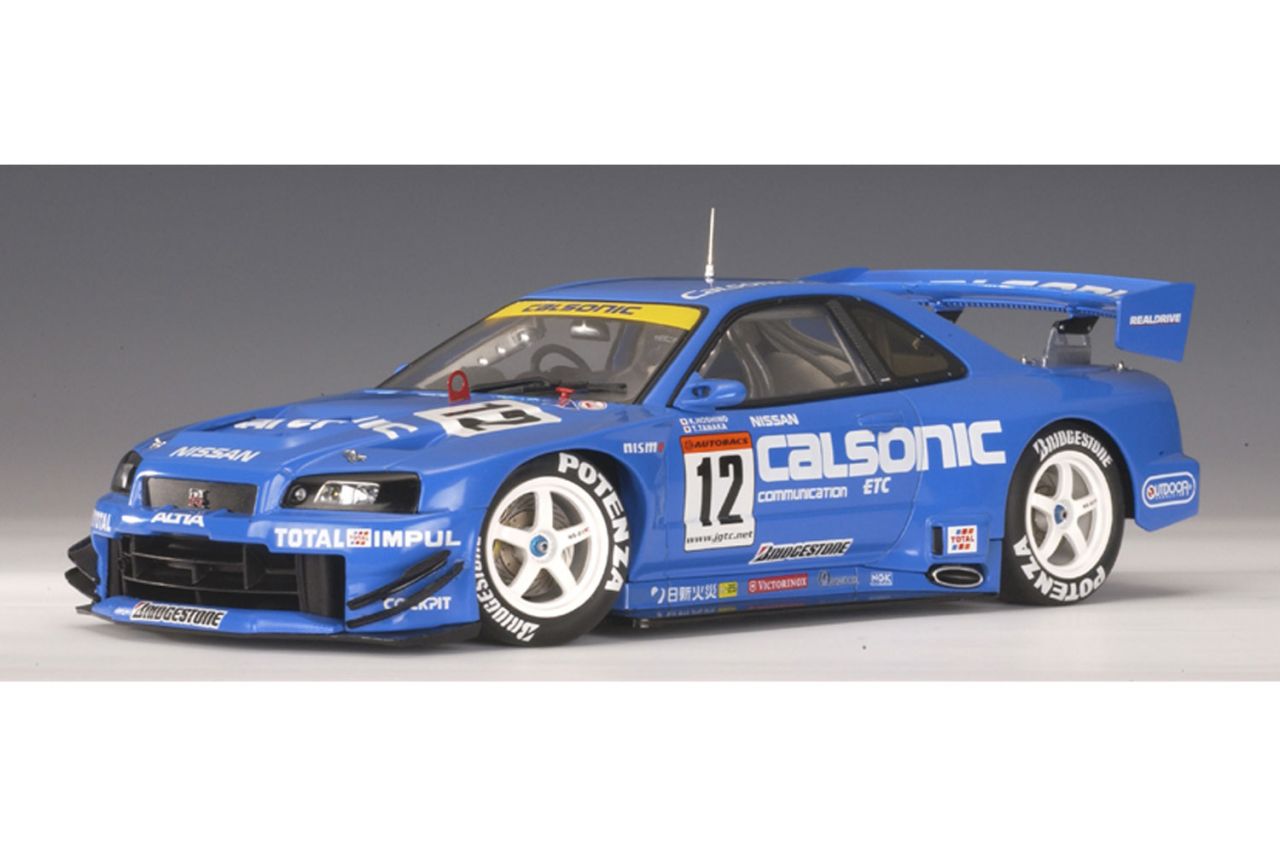 AUTOart Nissan Skyline R34 GTR JGTC 2002 Calsonic 12 80276 - Modelcar ...