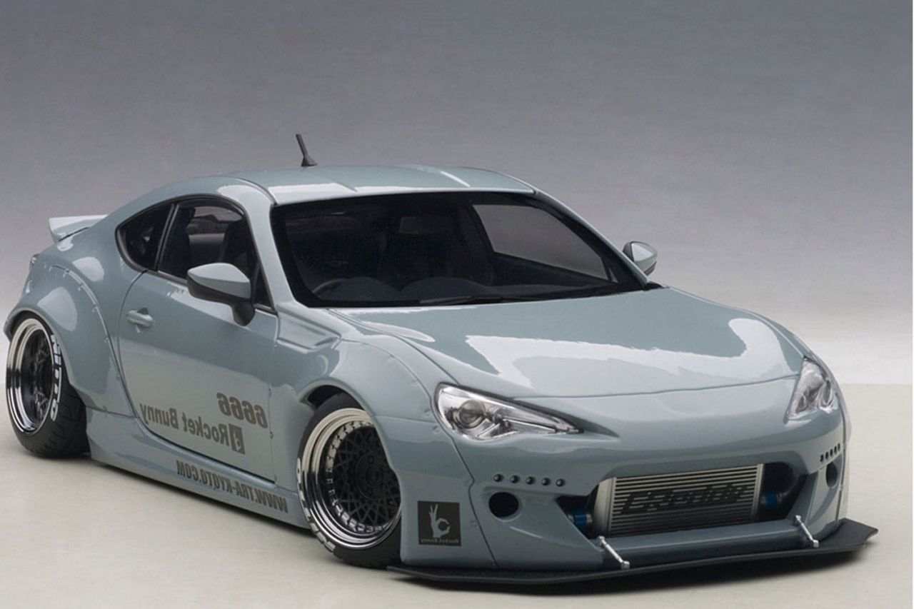 AUTOart Toyota GT86 Rocket Bunny Concrete Grey with Black Wheels 78759 ...