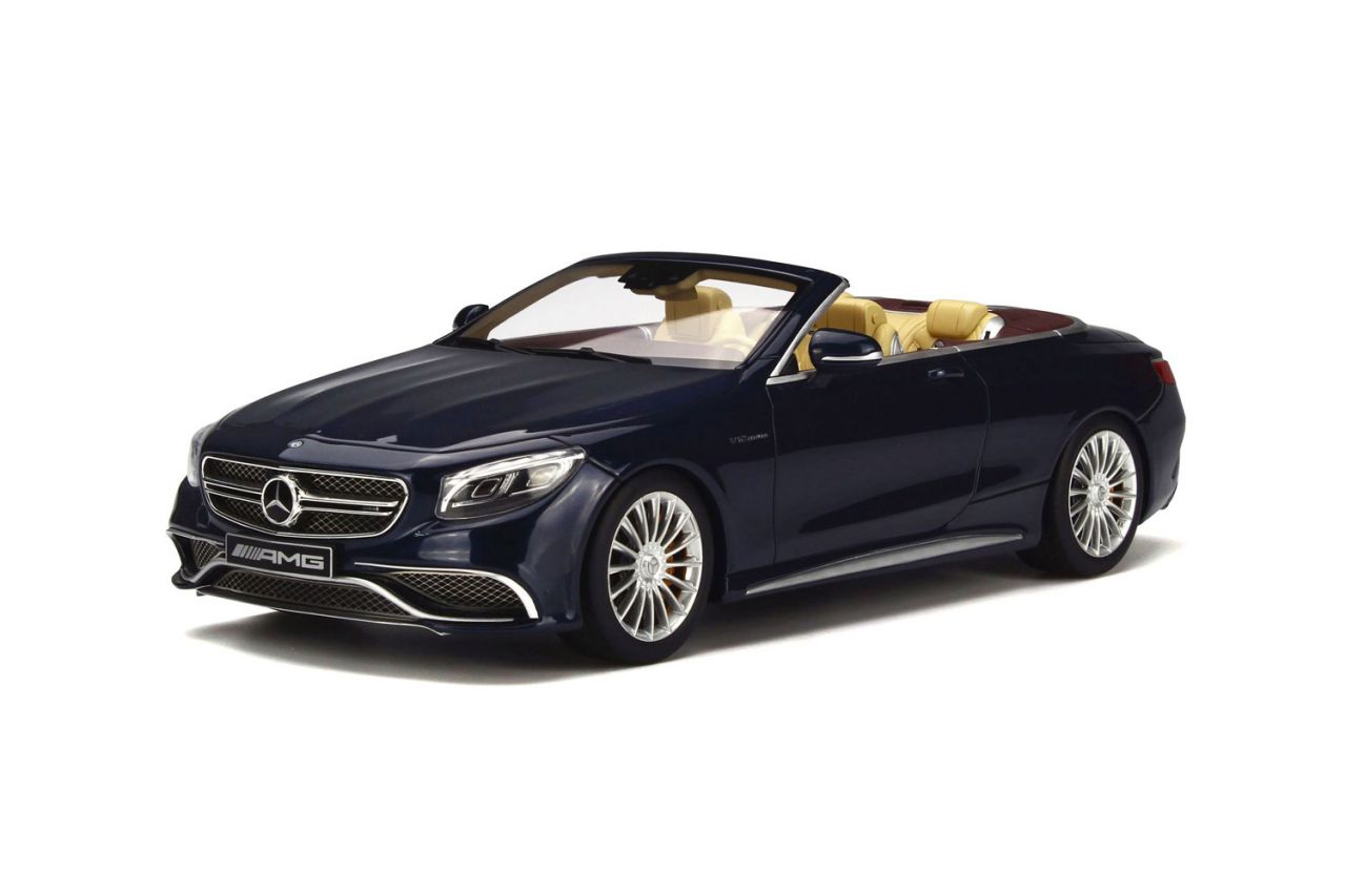 GT Spirit Mercedes-AMG S65 Convertible Blue A217 GT153 - English