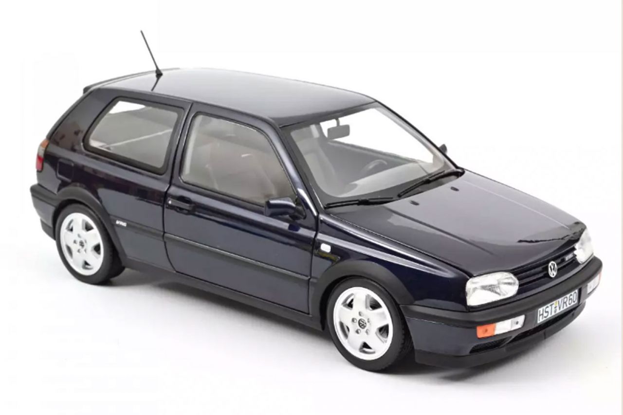 Norev Volkswagen Golf 3 VR6 1996 Blue metallic 188462 - Modelcar.com ...